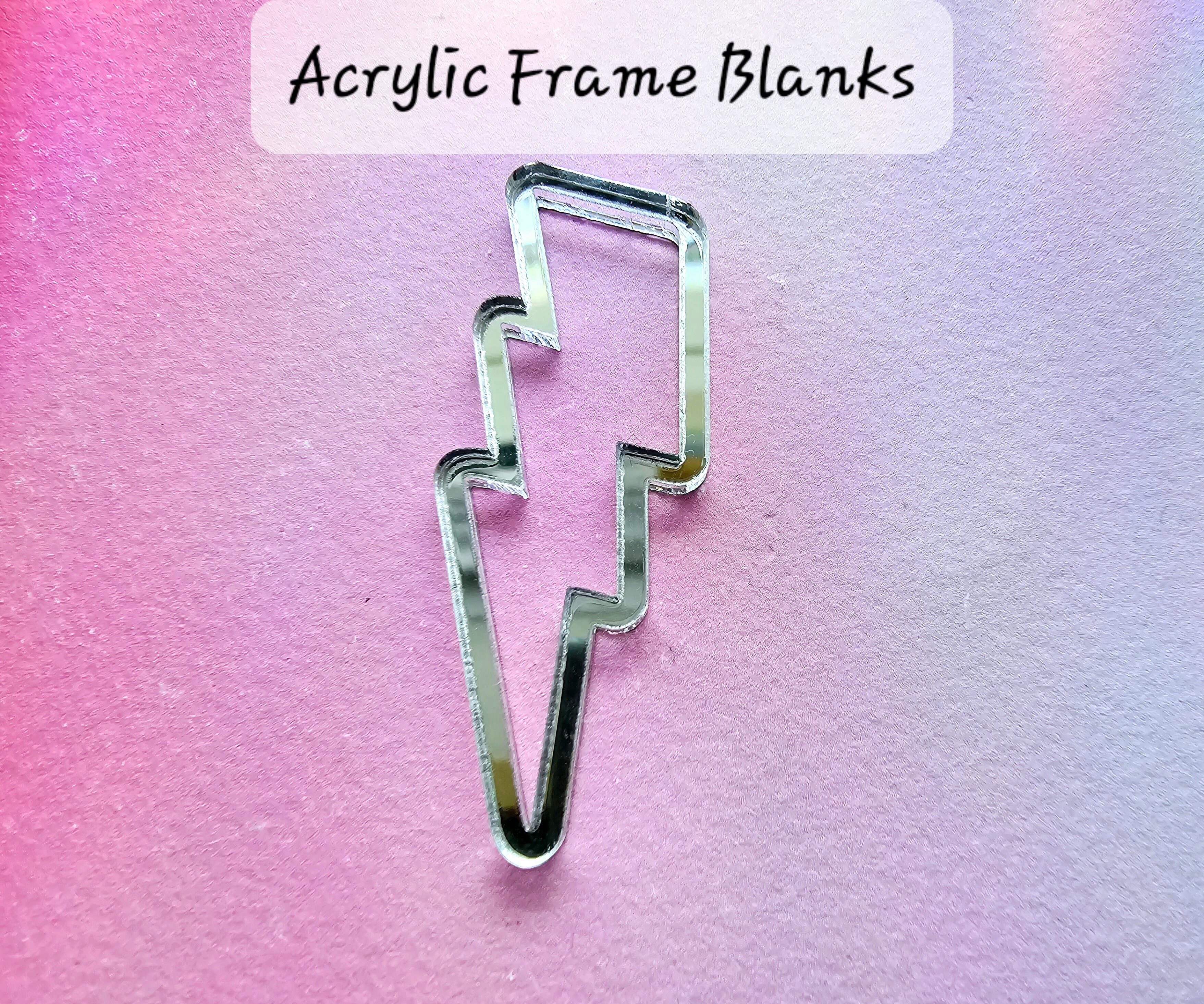 Acrylic Frame Bezel Blanks - Assorted