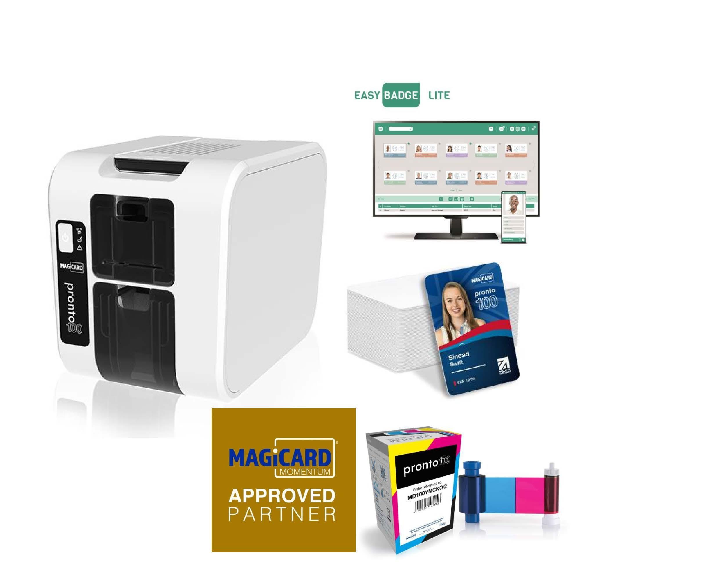 Magicard Ribbon With CardPresso Software - YMCKO Full Color For ID Card ...