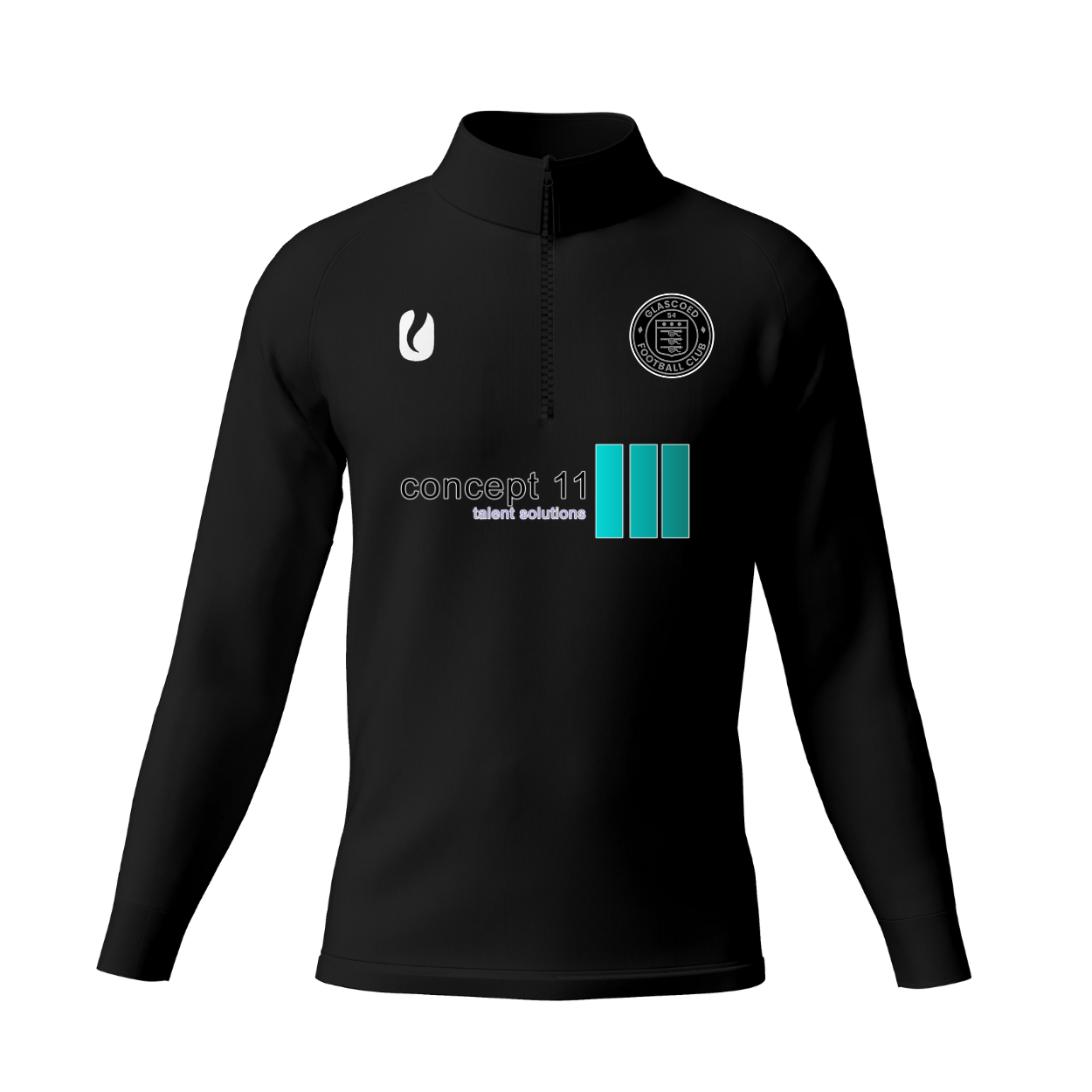 Glascoed FC Black 1/4 Zip