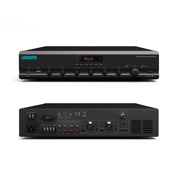 DMA120U 120W Digital Mixer Amplifier with fire mute.
