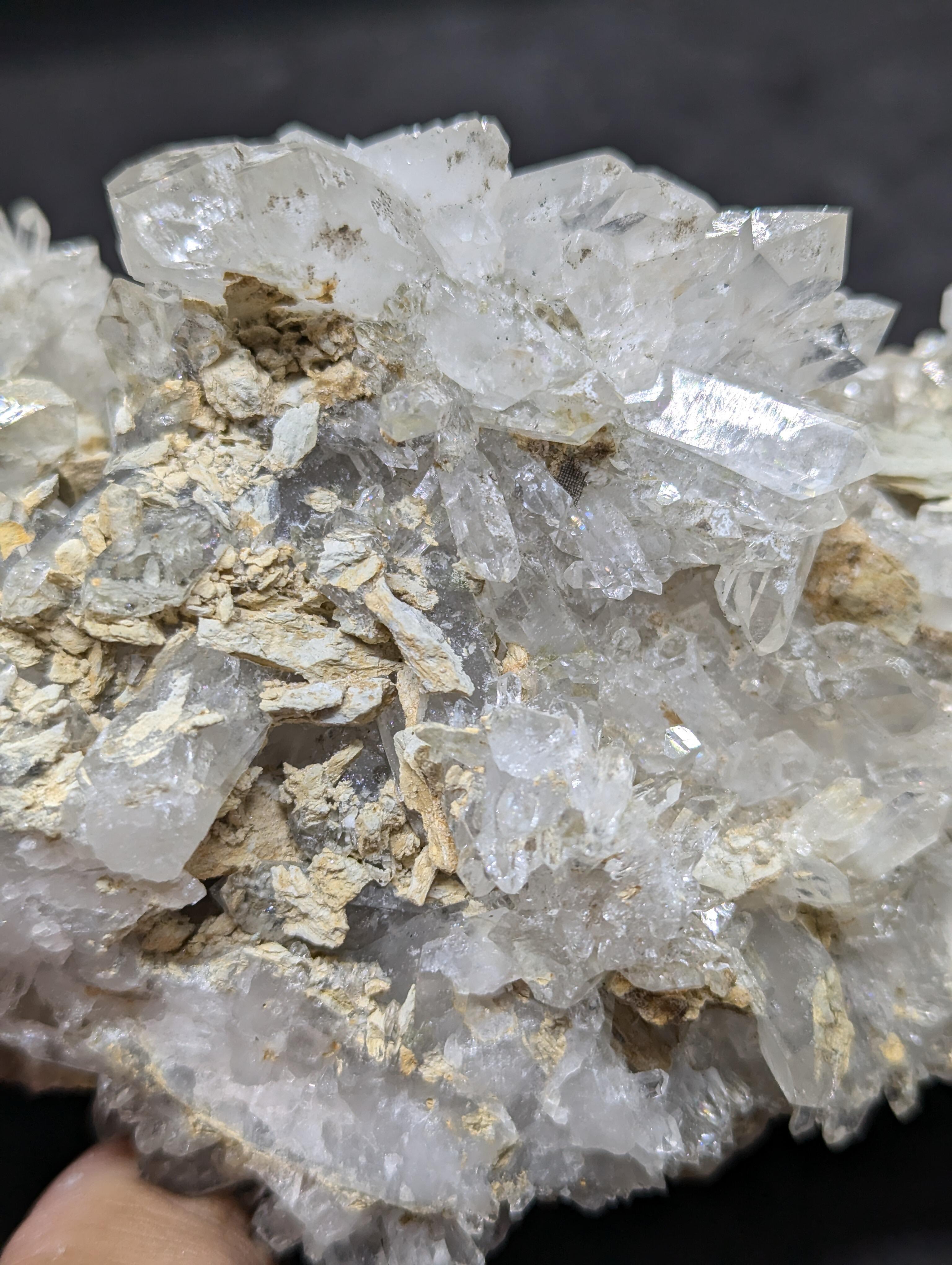 Large Himalayan Quartz Cluster