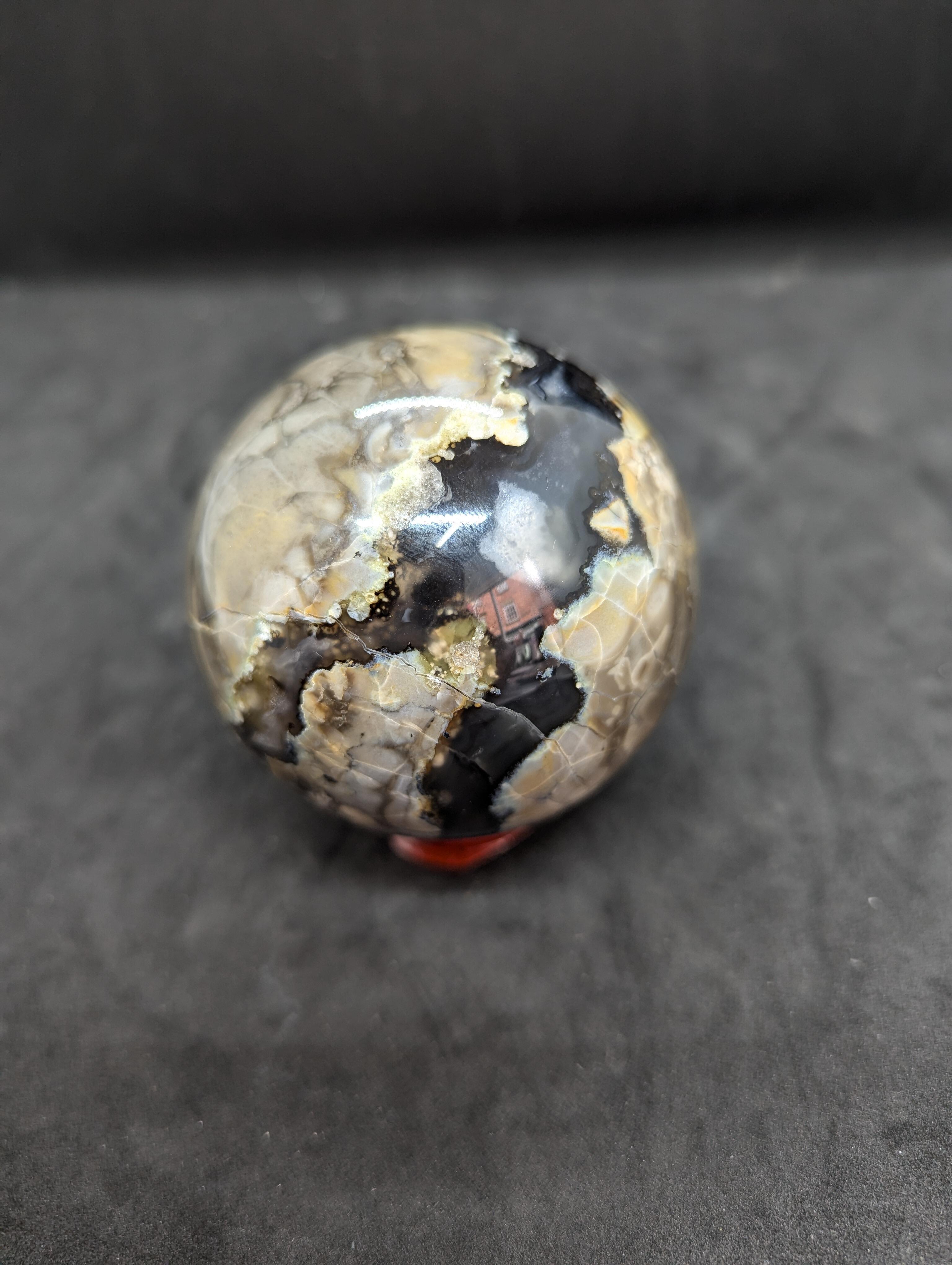 Volcano Agate Sphere