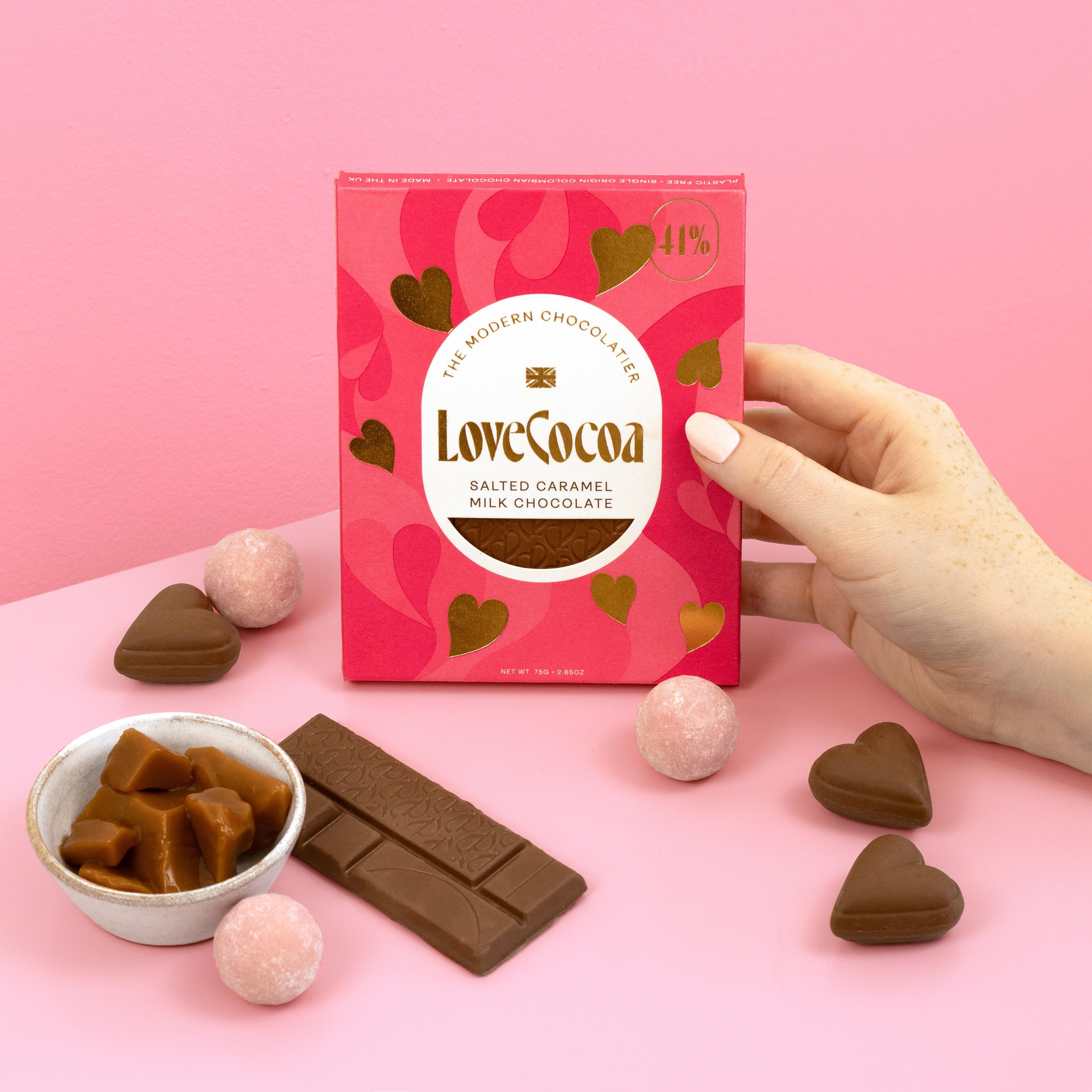 Salted Caramel Milk Chocolate Bar 75g