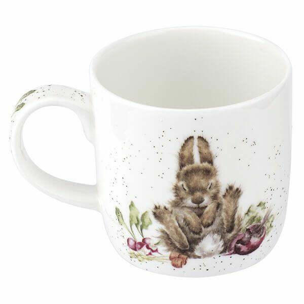 Royal Worcester Wrendale Designs - Mug - Rabbit - Grow Your Own