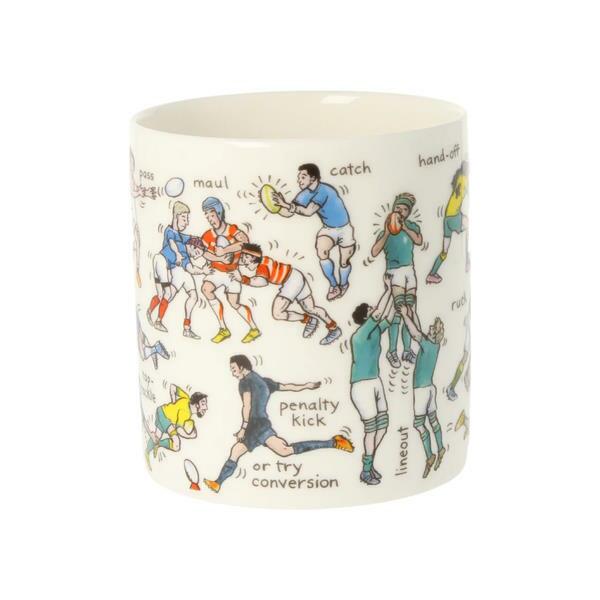 McLaggan Smith - The Art of Rugby Mug 350ml