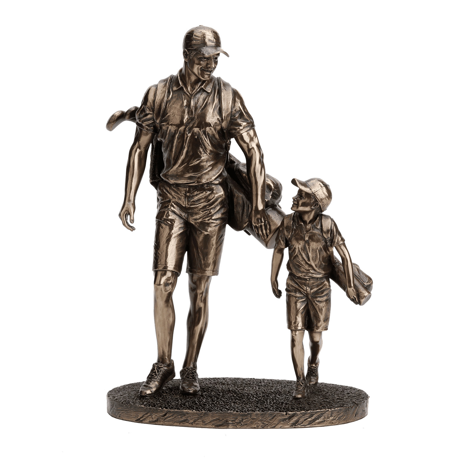 Genesis Fine Arts - Father and Son Golf Bronze
