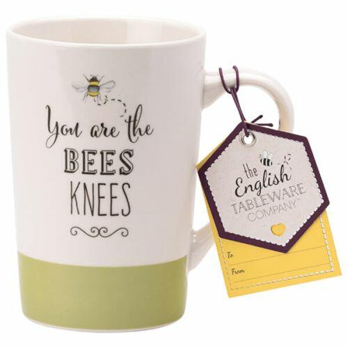 Bee Happy - Latte Mug - Bees Knees - Green