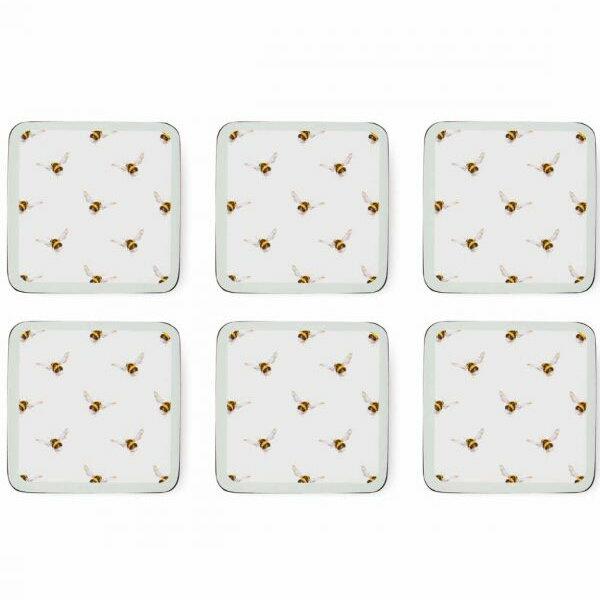 Wrendale Designs - Coasters - Bee - Set of 6