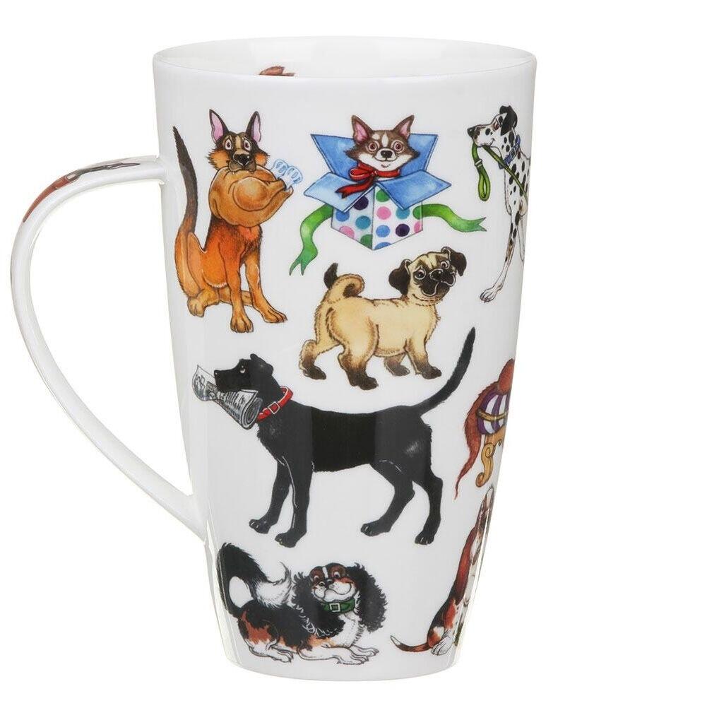 Dunoon Henley Shape - Barking Mad Dogs Mug Boxed