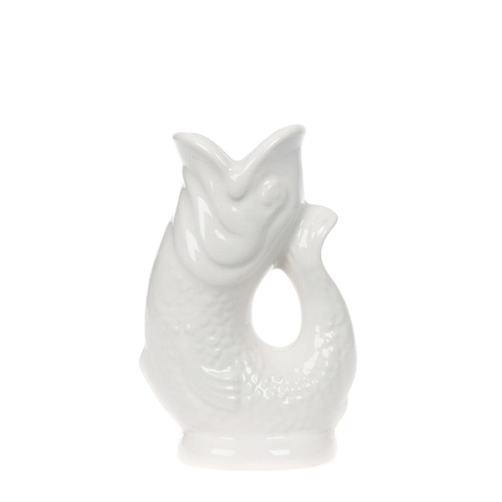 Mini Gluggle Jug Cotton White 10cm
