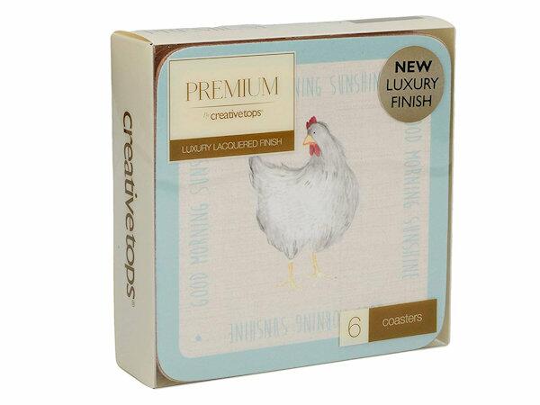 Feather Lane - Creative Tops 6 Premium Coasters