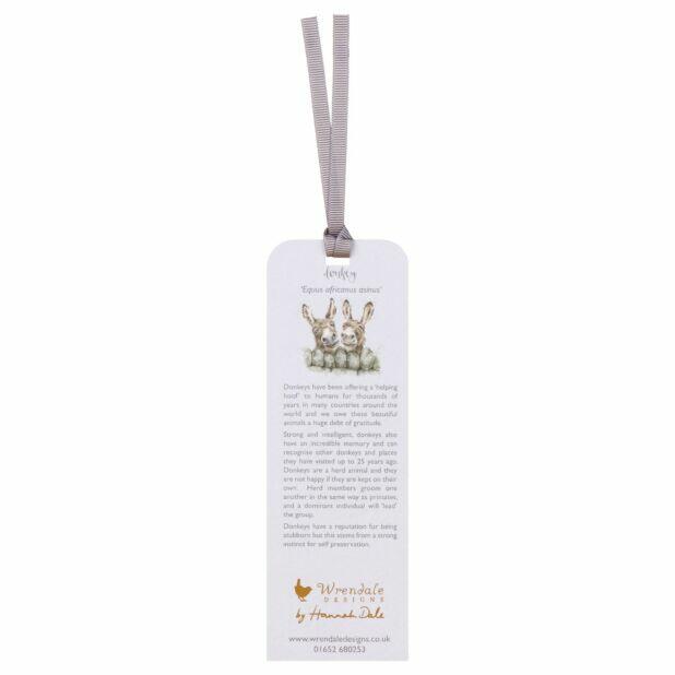 Wrendale Designs Bookmark - 'Gentle Jack' Donkey