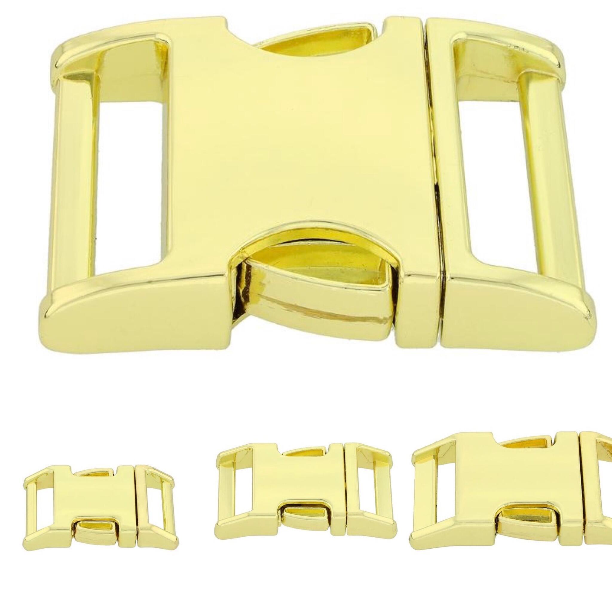 Metal Side Release Buckle Brass Plate - NEW STYLE