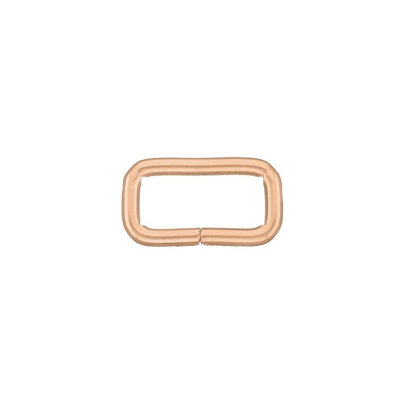 Loop Rose Gold Metal Strap Keeper Welded