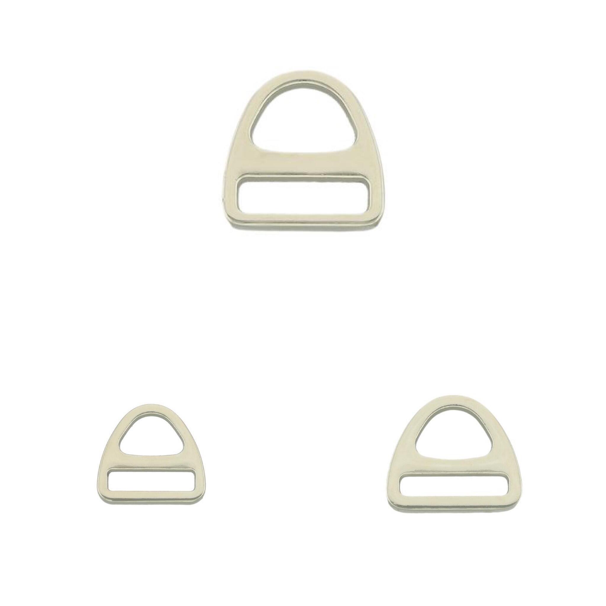 Harness D Ring Attachment Nickel Plate