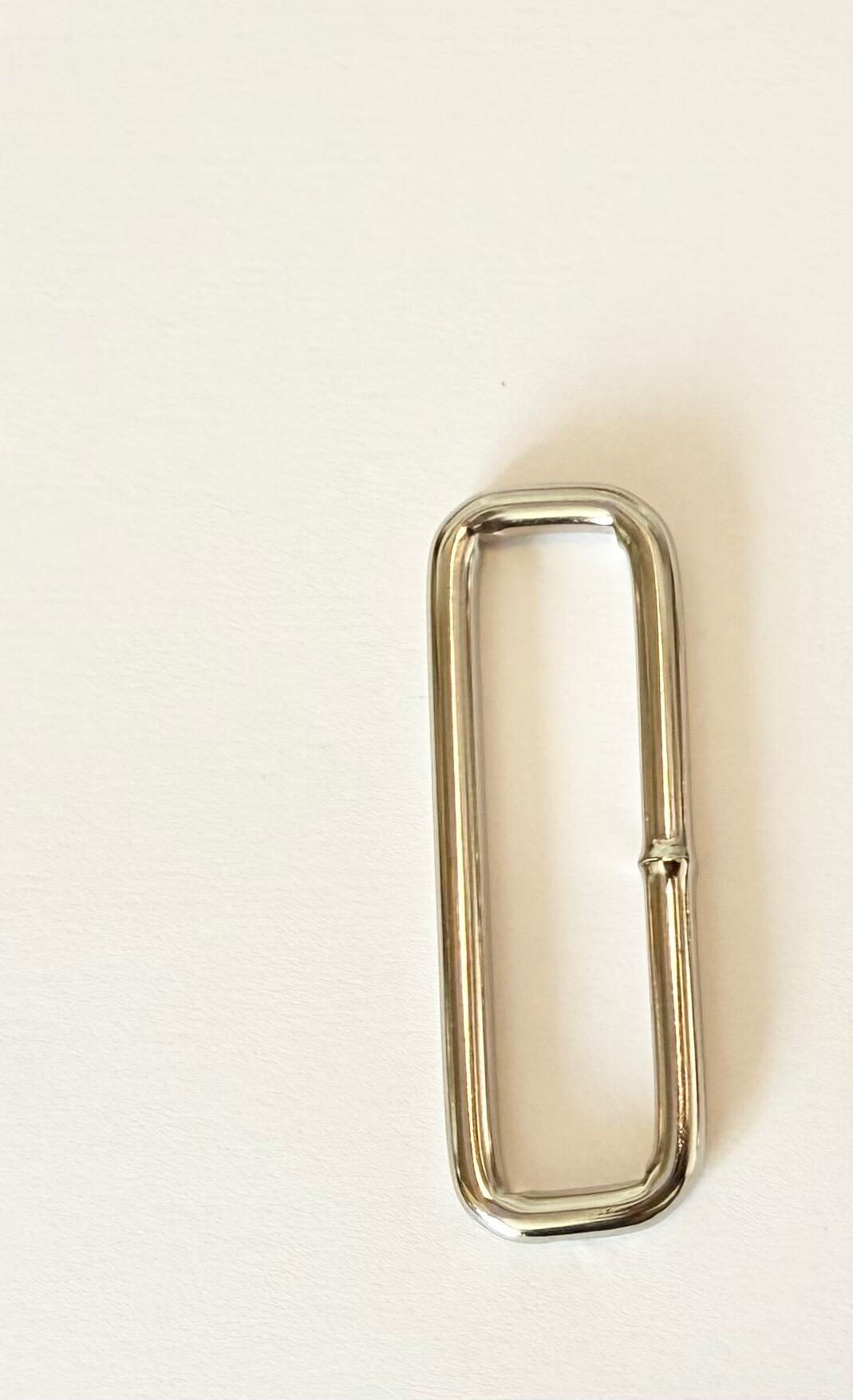 Loop Nickel Plate Strap Keeper Welded