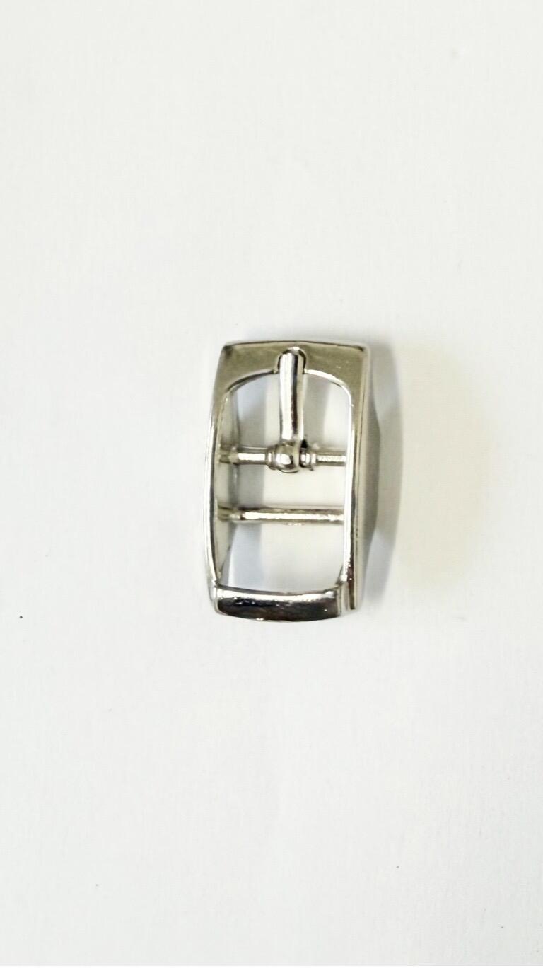 Caveson Buckle Nickel Plate Square Edge