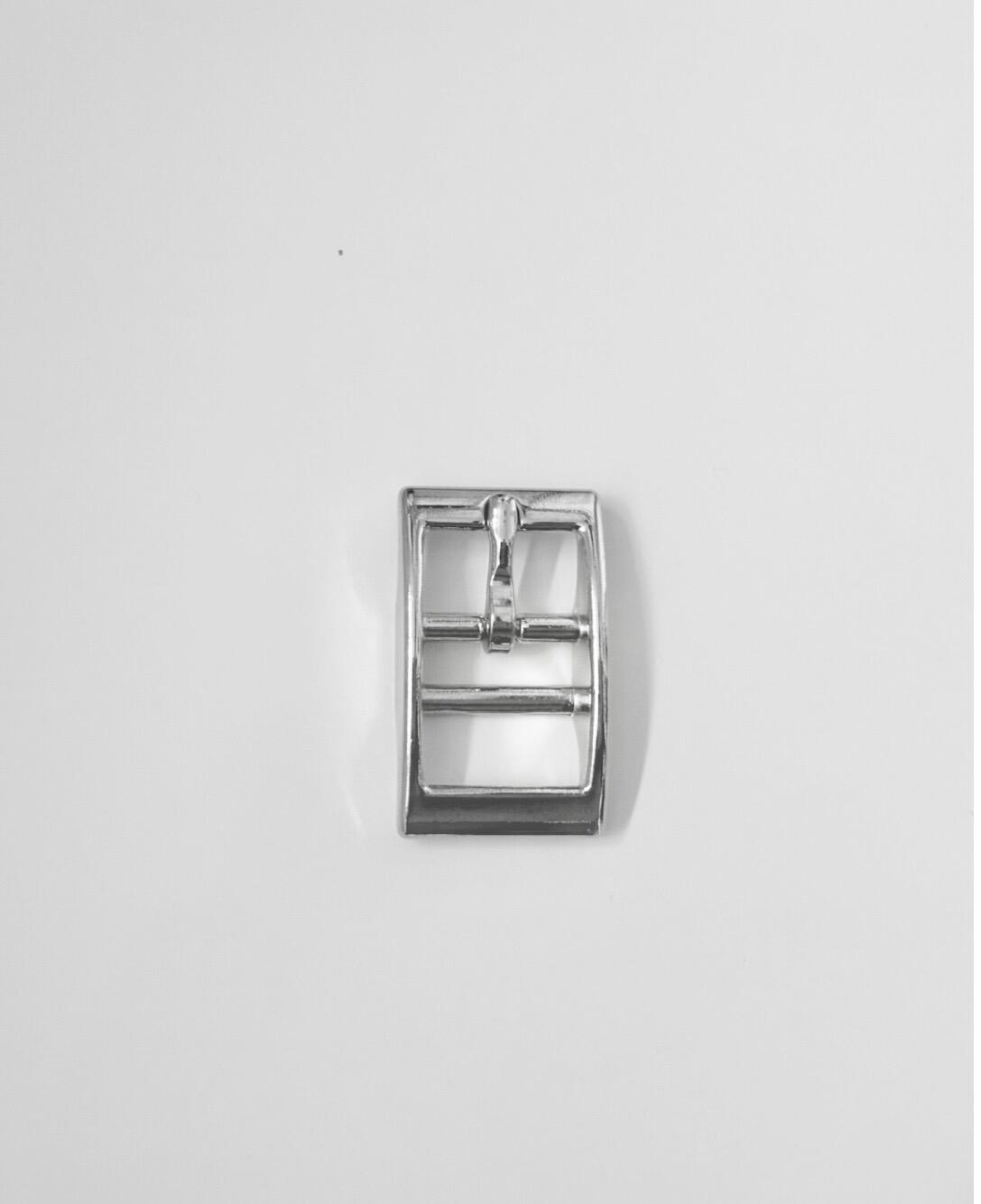 Caveson Buckle Nickel Plate Square Edge