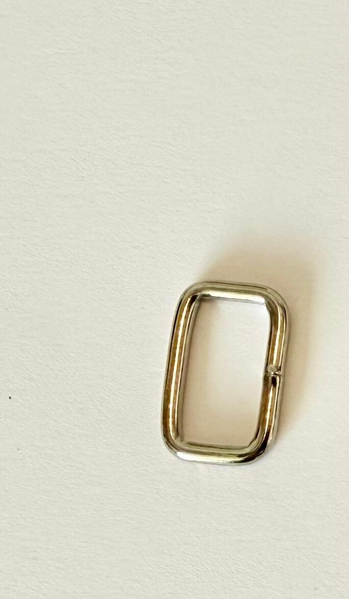Loop Nickel Plate Strap Keeper Welded