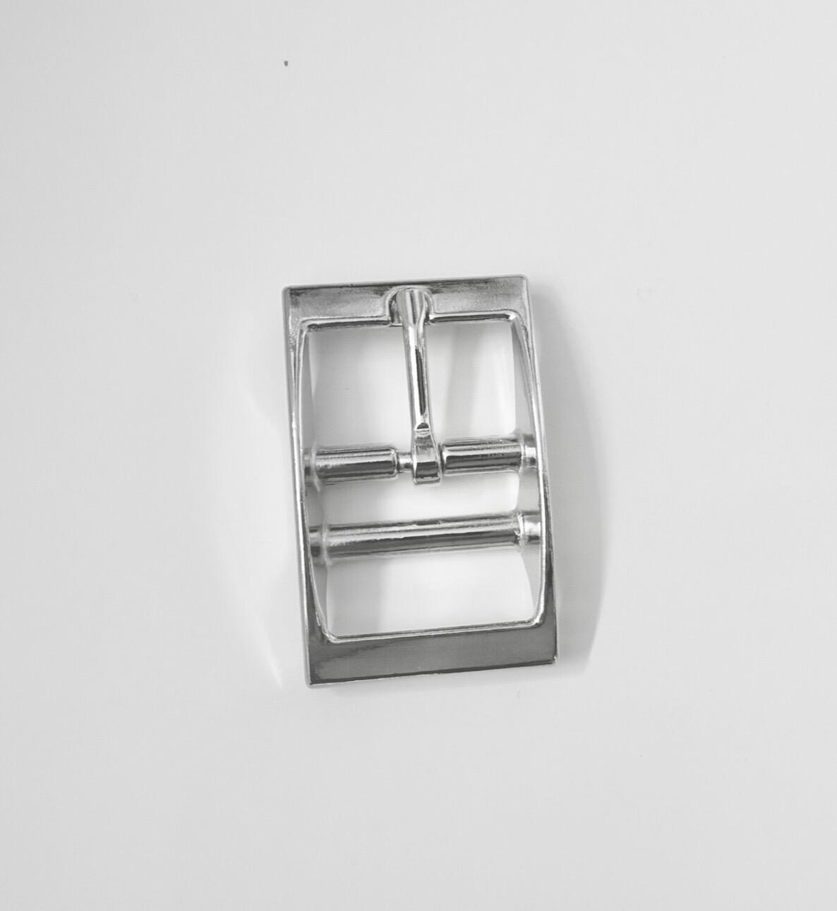 Caveson Buckle Nickel Plate Square Edge
