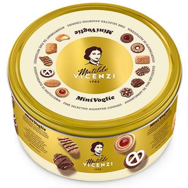 Tin of Assorted Italian Biscuits 500g | Vicenzi Mini Voglie | Buy ...
