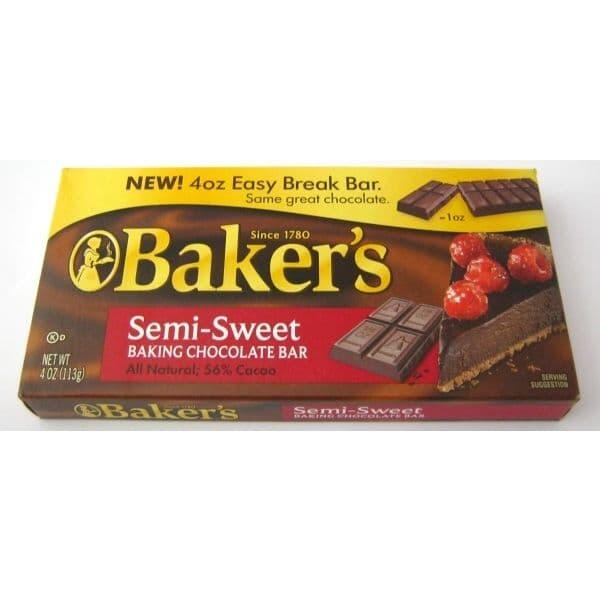Buy Baker's Semi-Sweet Baking Chocolate Squares online in the UK and London