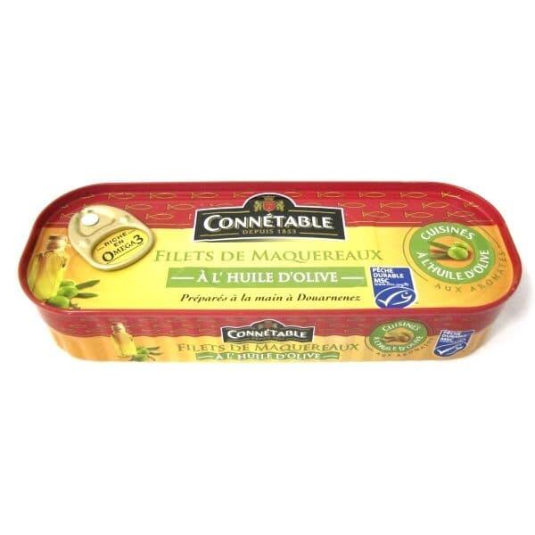 Connetable Mackerel Fillets in Extra Virgin Olive Oil | Buy Online | UK