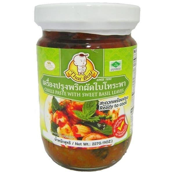 Thai Chilli Paste with Sweet Basil Leaves, Buy Online in the UK and London