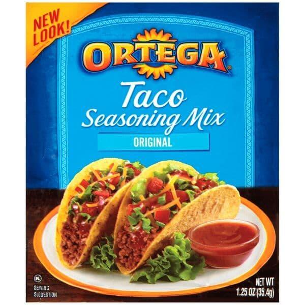 Ortega Taco Seasoning Mix | Original | American | Food | Ingredients | UK