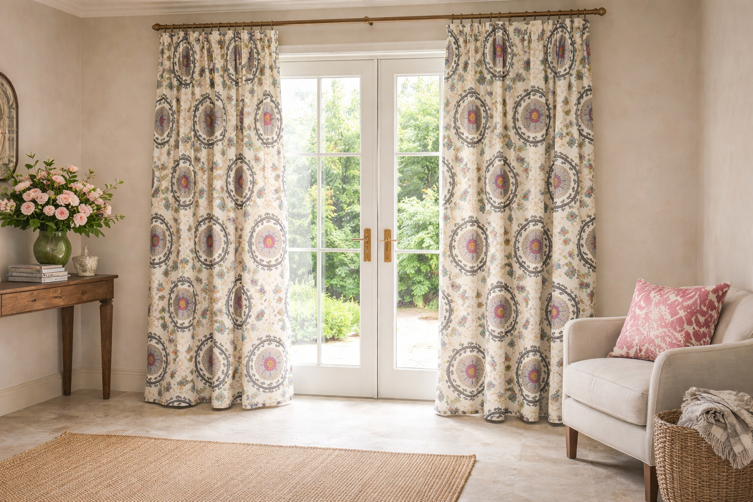 Inside Job - Colourful Irish Linen Fabrics, Designed in house.