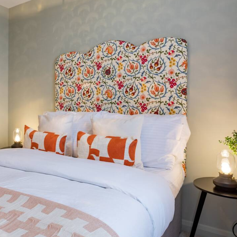 Florence Bespoke Feature Headboard In Sizes Single to Superking