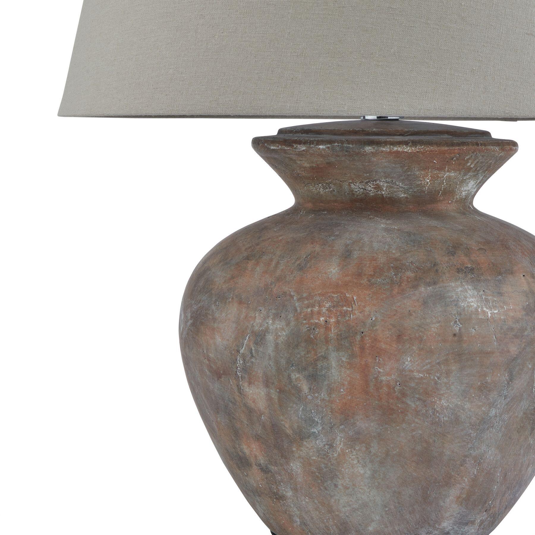 Sienna Squat Terracotta Complete Lamp