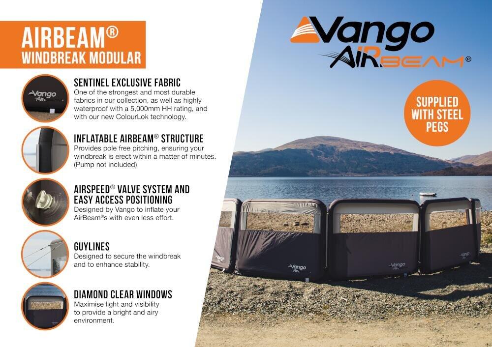 Vango AirBeam Modular Windbreak | Awning Additions