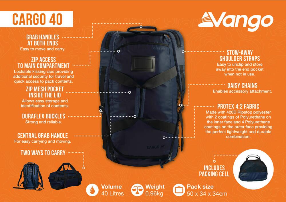 Vango Cargo 40 | Rucksacks