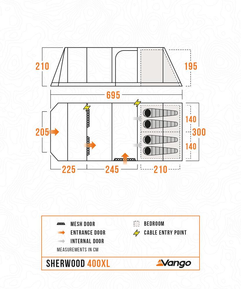 Vango Sherwood 400XL Package | Tents