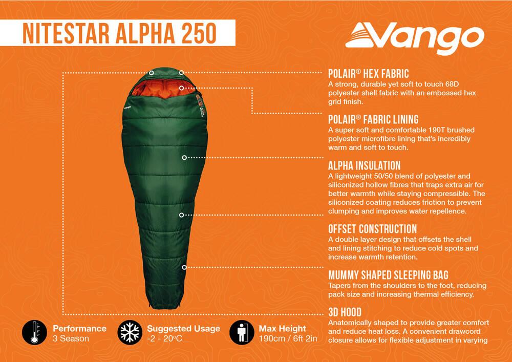 Vango Nitestar Alpha 250 | Sleeping Bags