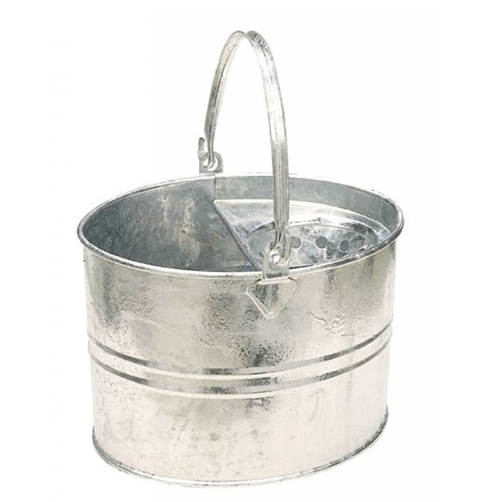 Galvanised Metal Mop Bucket 2 Litre