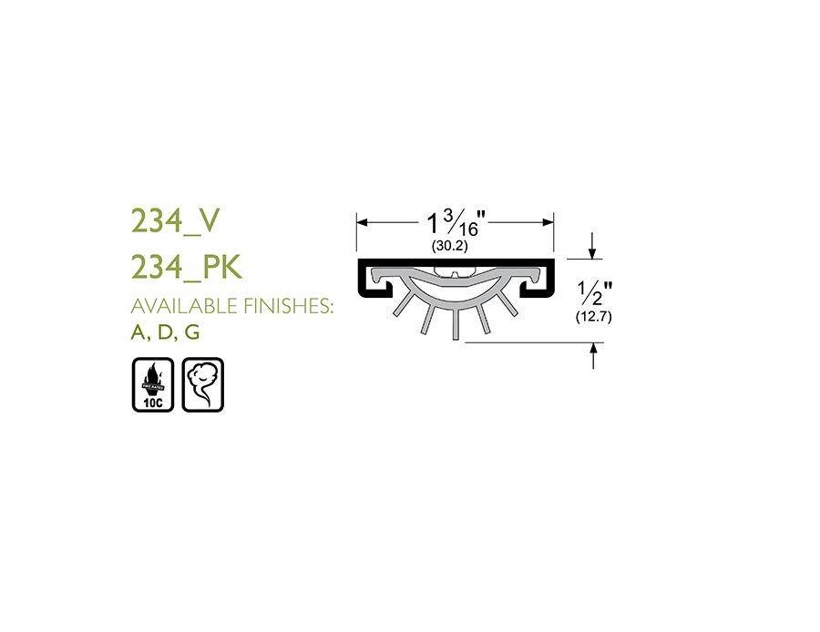 Pemko 222_V, 222_PK, 223_NB, 2230_NB, 234_V & 234_PK | Door Shoes