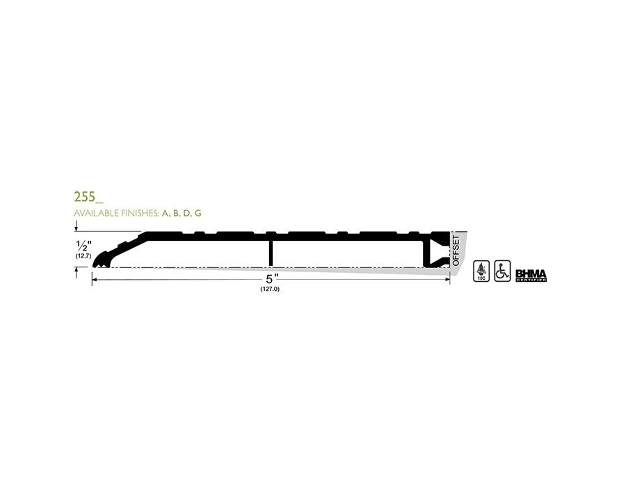 Pemko 254_, 255_, 256_ & 2727_ | Half & Offset Saddle Threshold