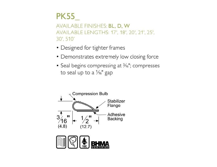 Pemko PK33_ & PK55_ PemkoPrene | Relcross Door Controls