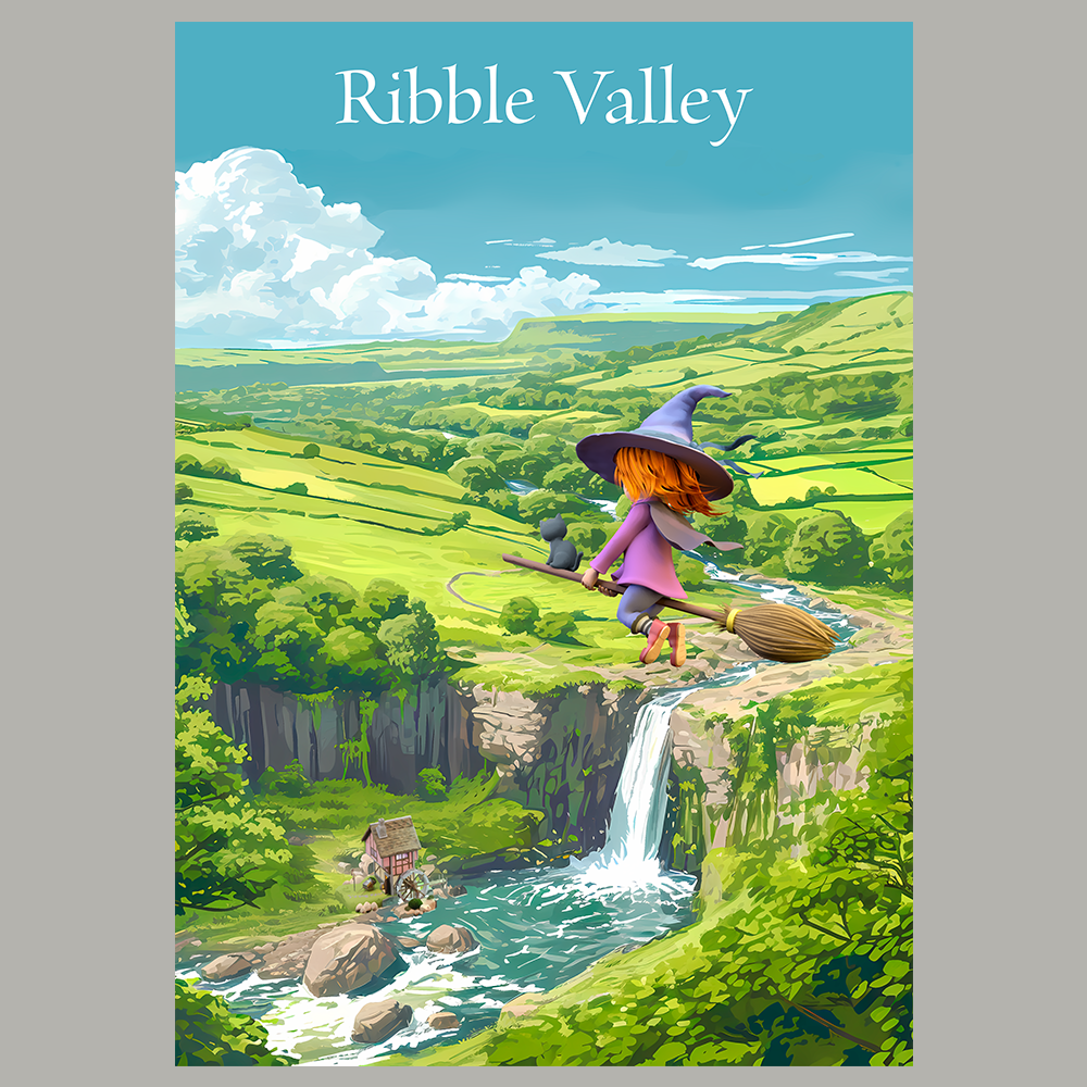 Ribble Valley Art Print | A Magical Lancashire Poster