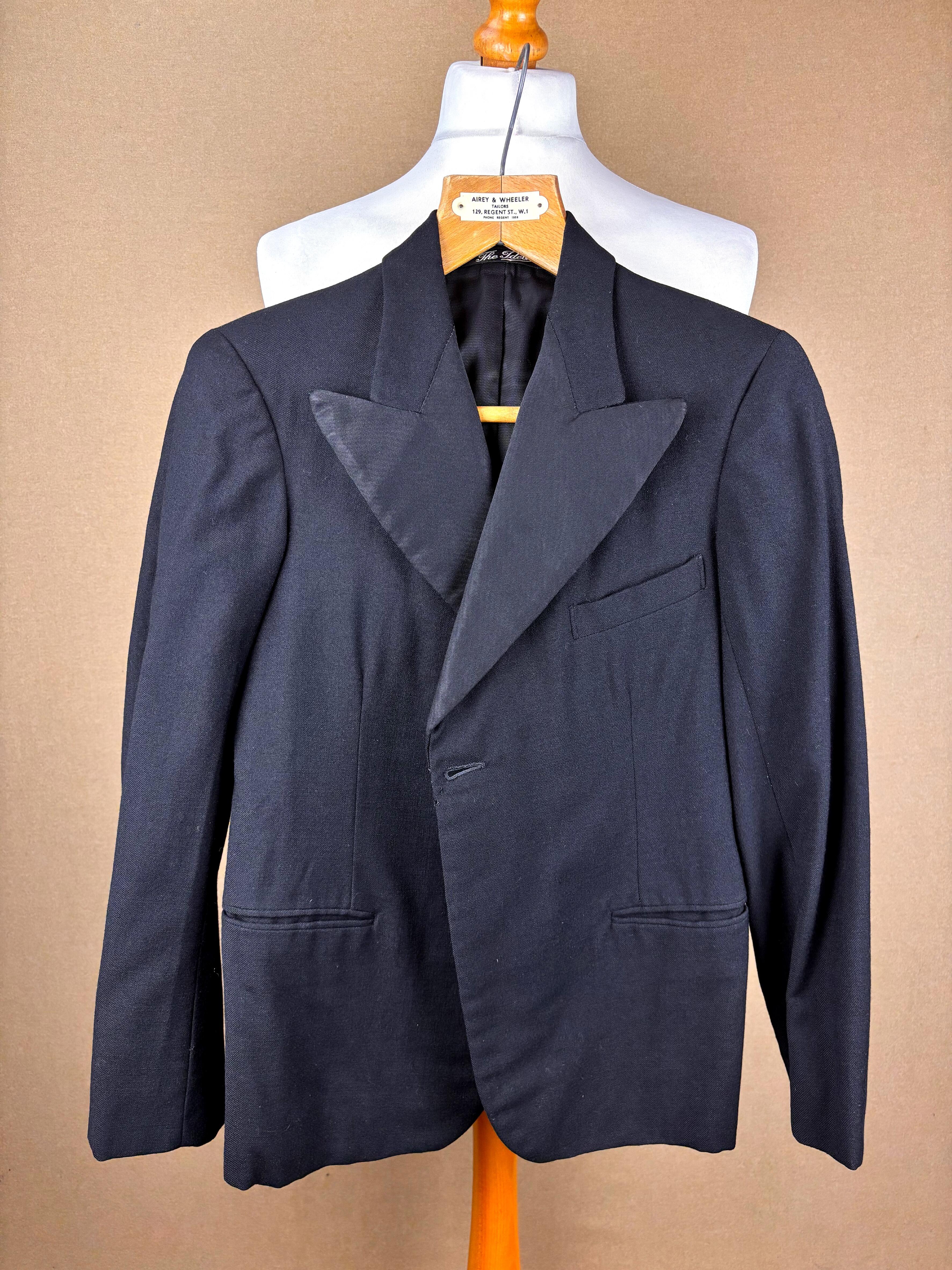 ‘IDEAL’ 1930’s peak lapel dinner jacket size 34 short