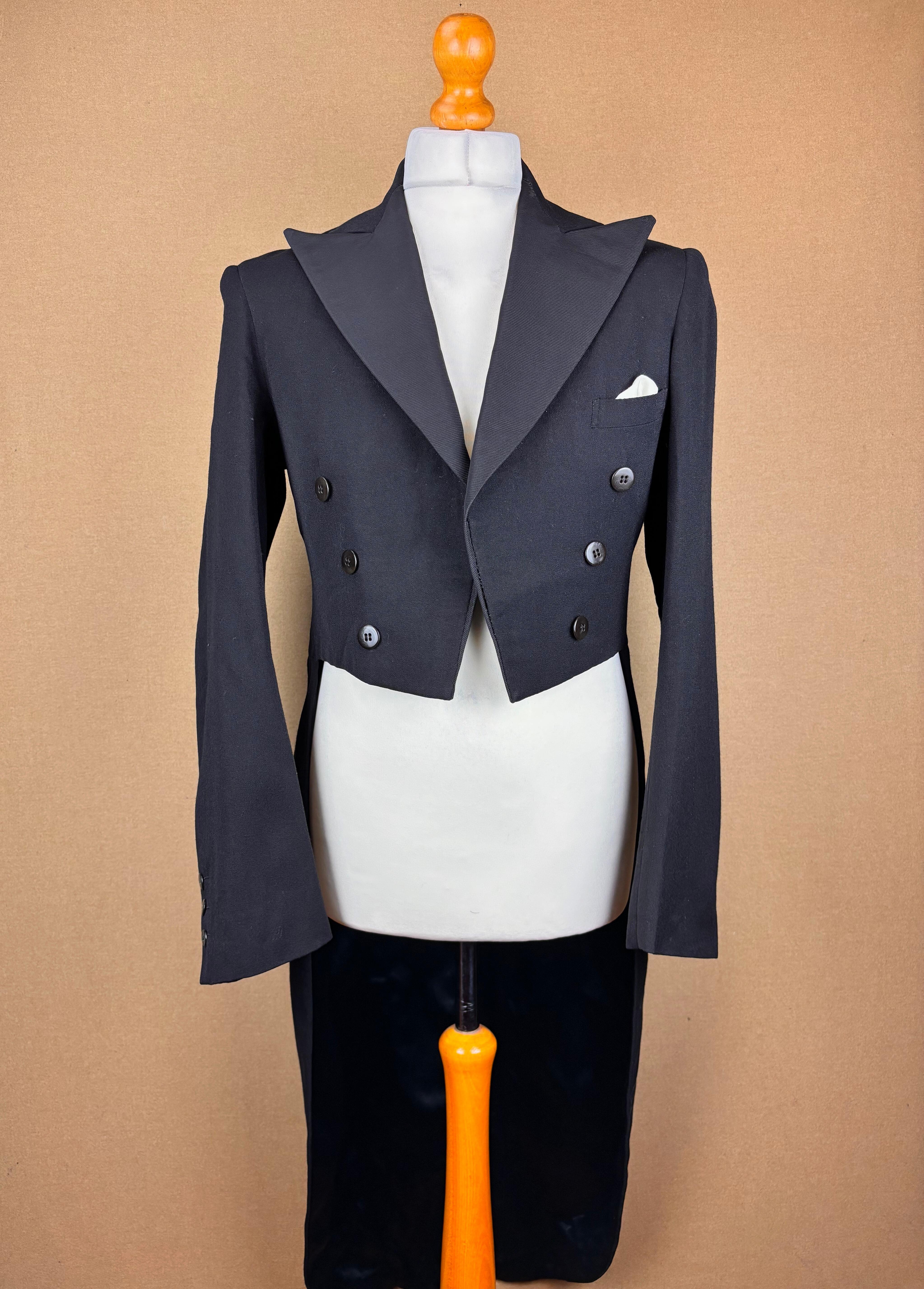 1930's long tail evening tailcoat size 40 42
