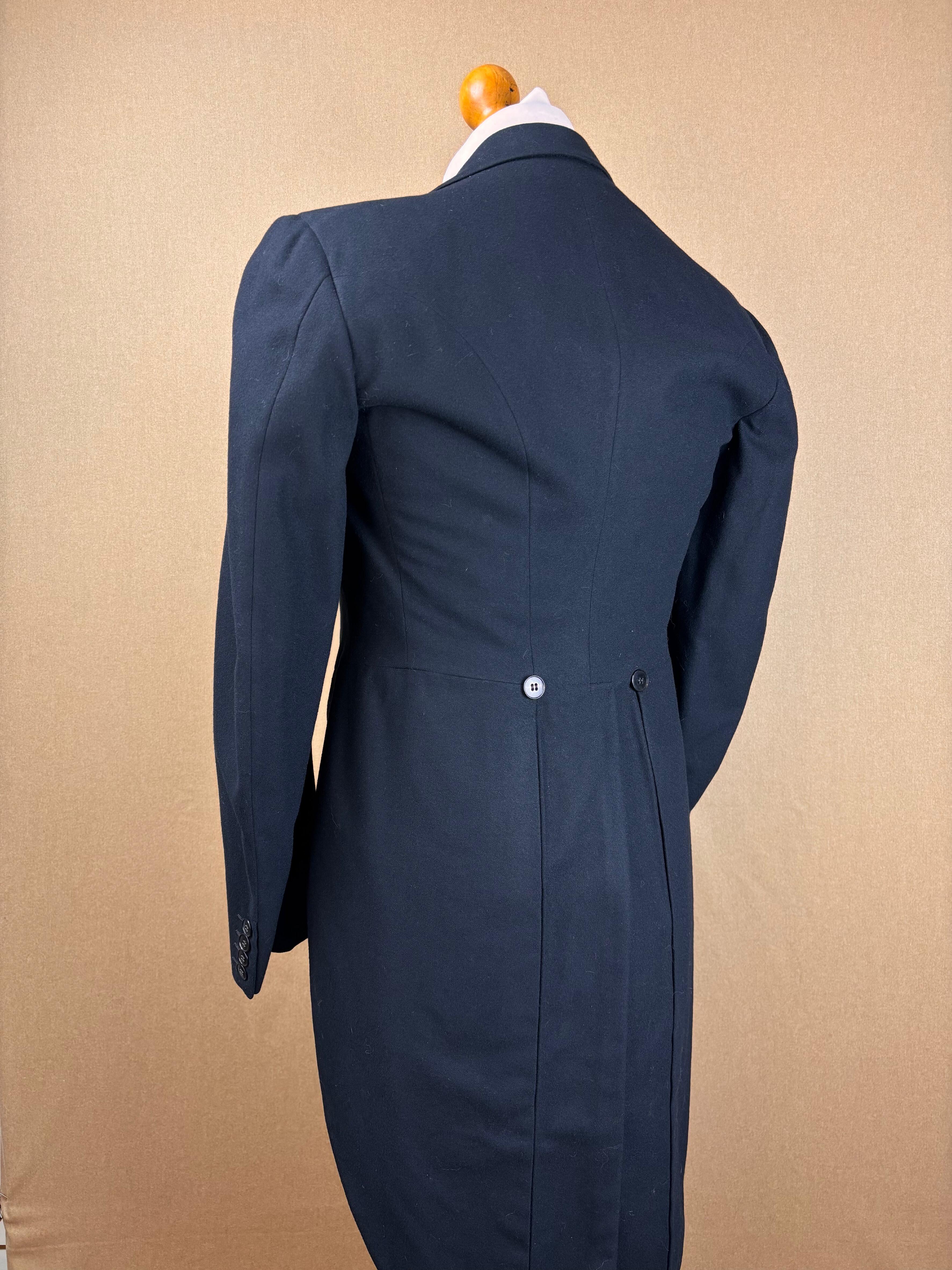 SAKS 1930's white tie evening tails suit size 38