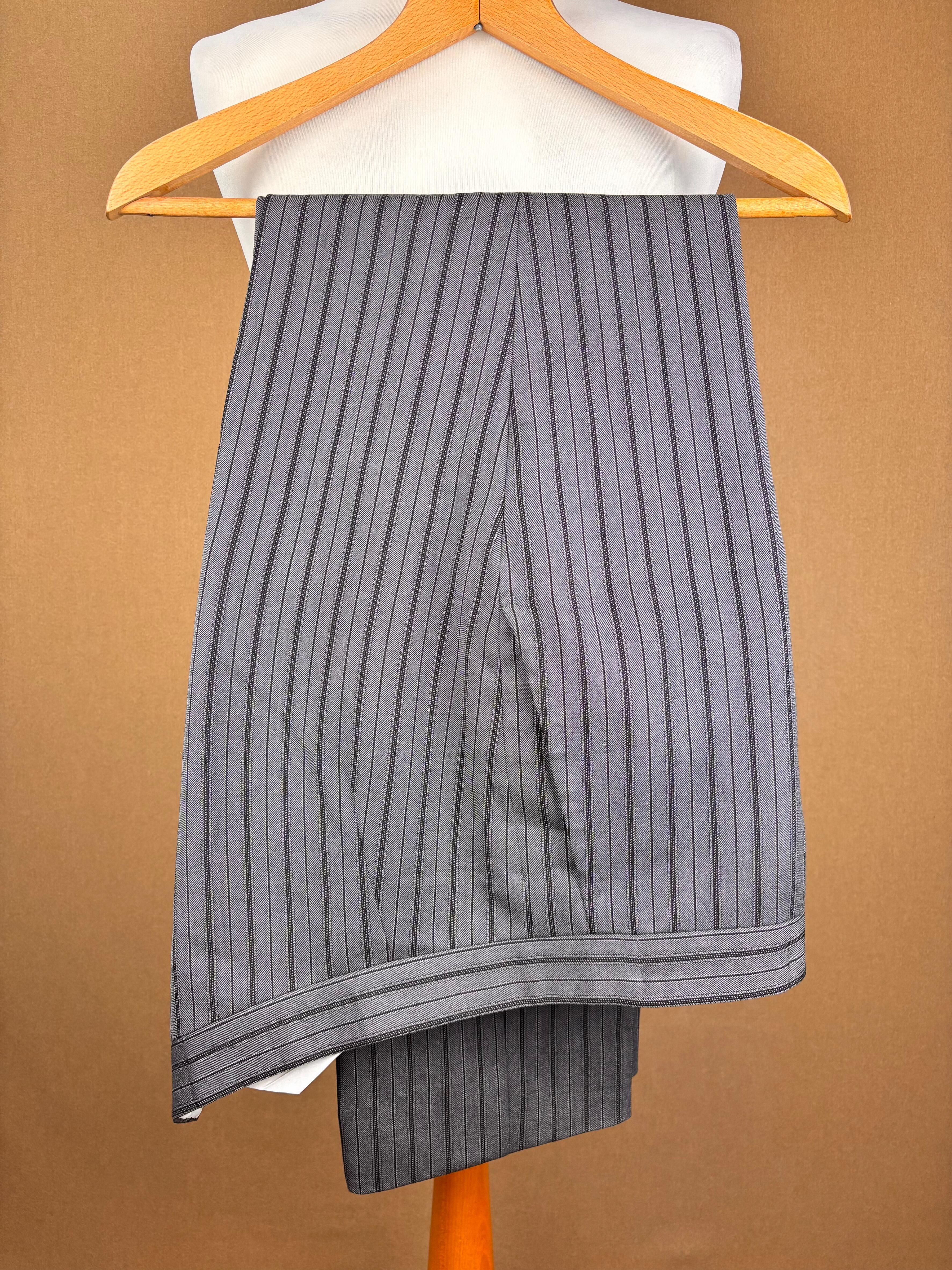 Flat fronted bespoke morning trousers size 40 42