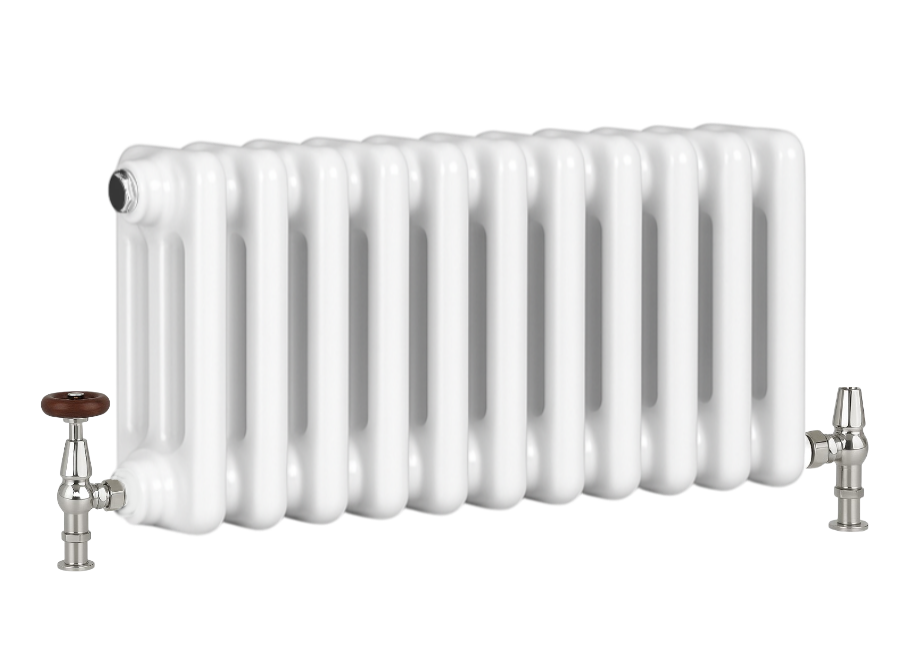 Traditional White 3 Column Radiators 300mm high