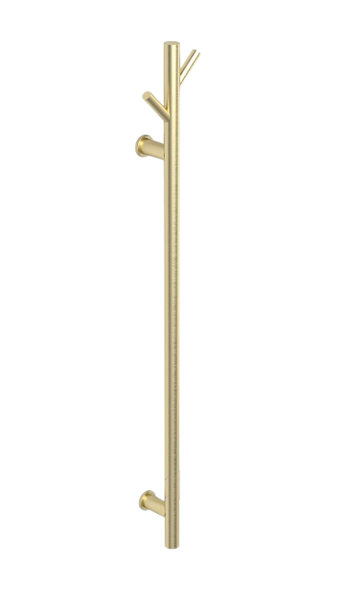 Dorn Dry Electric Robe Towel Warmer Brushed Brass Stainless Steel ...