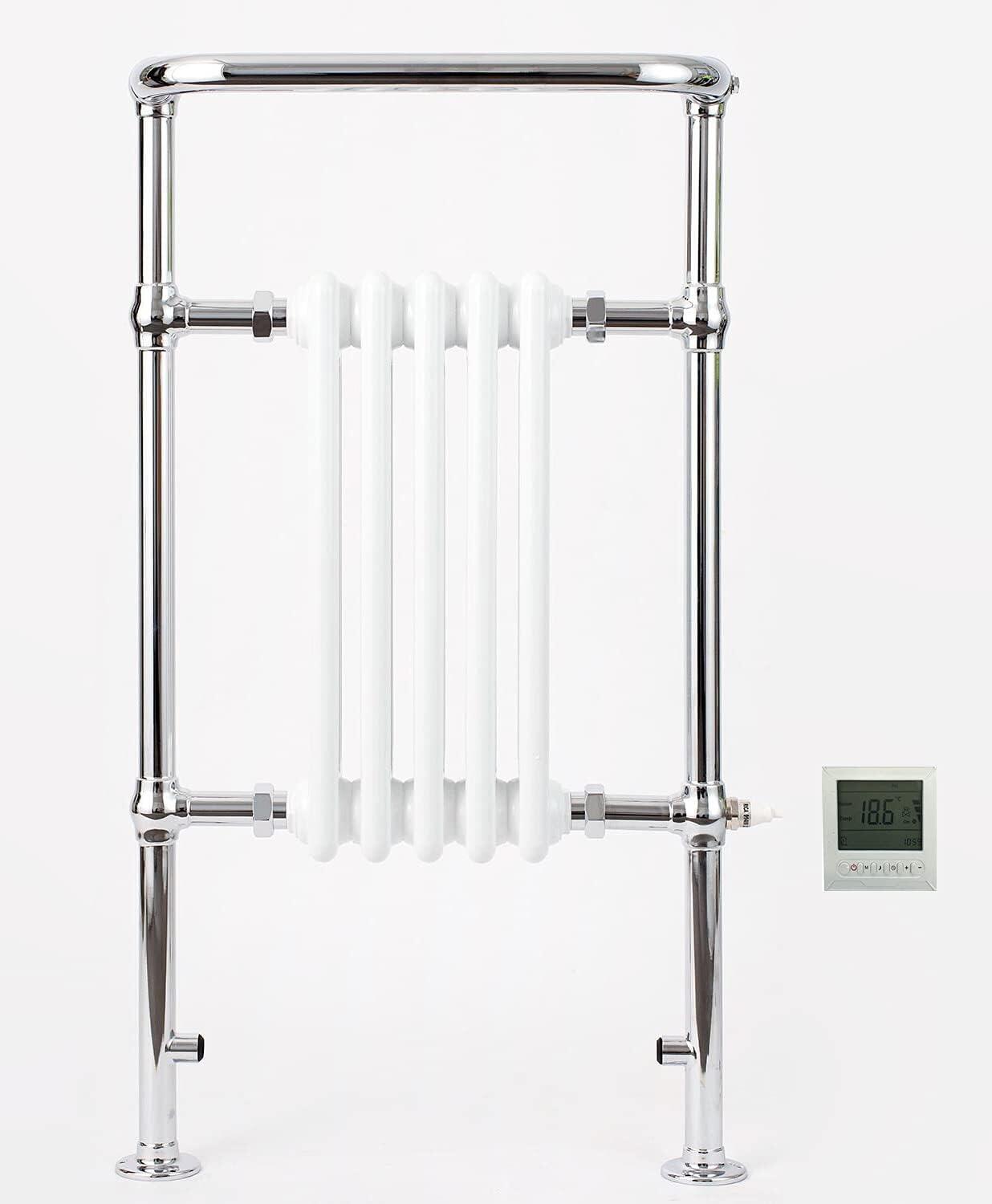 Windsor Traditional Electric Column Towel Radiator | Greened House
