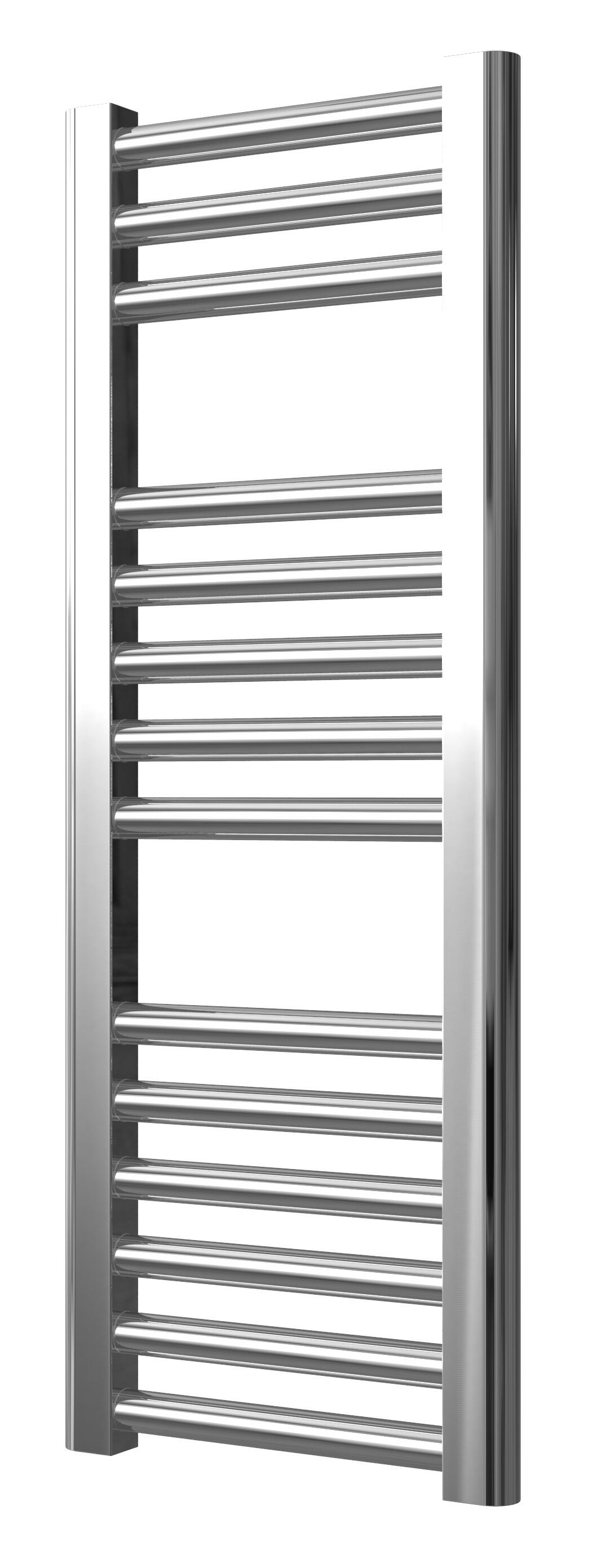 Chrome Flat Heated Towel Rail Radiator - Extra High Heat Output for ...