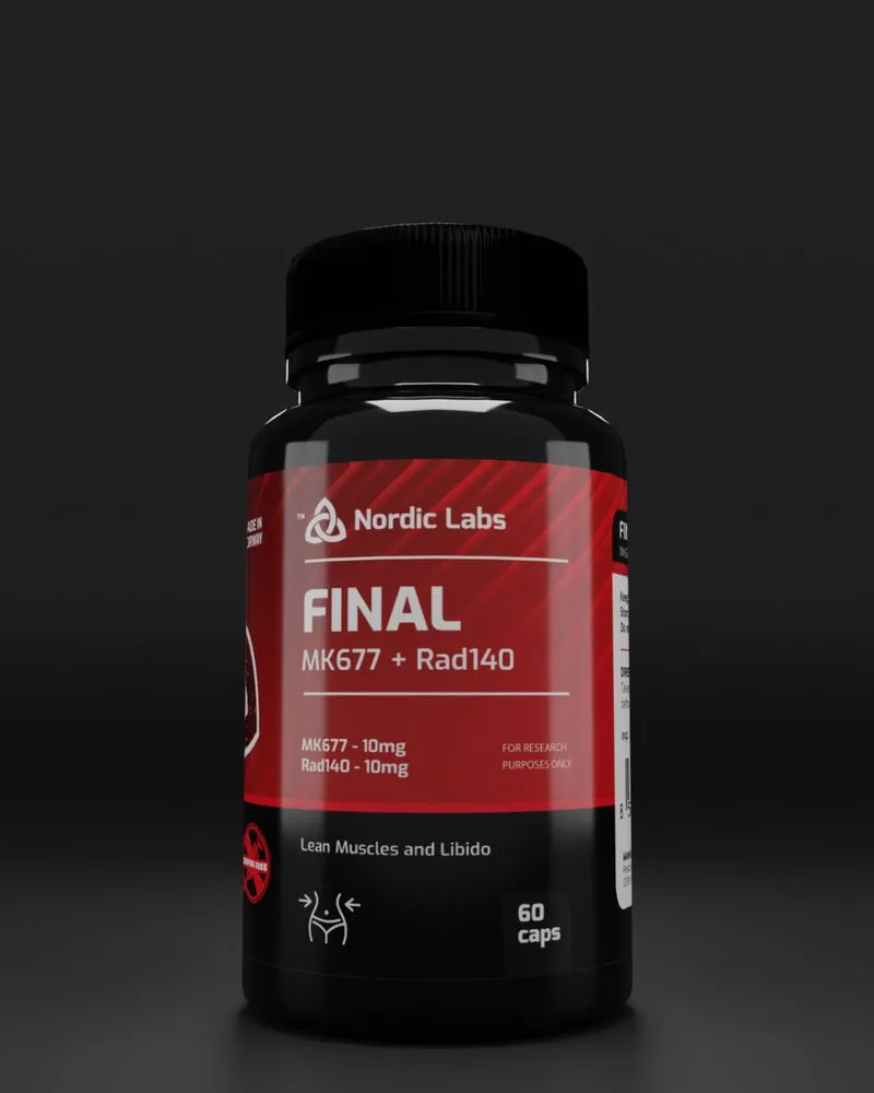 MK-677 + RAD-140 Stack - Nordic Labs Final - 60 Caps | UK Delivery